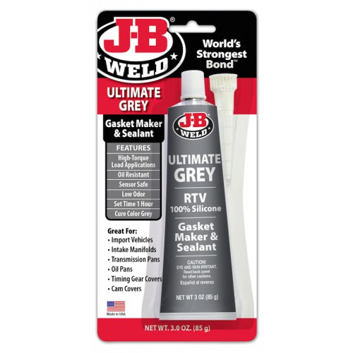 JB Weld Ultimate Grey Silicone – Flytande Packning/Tätning 85 Gr – MC2K