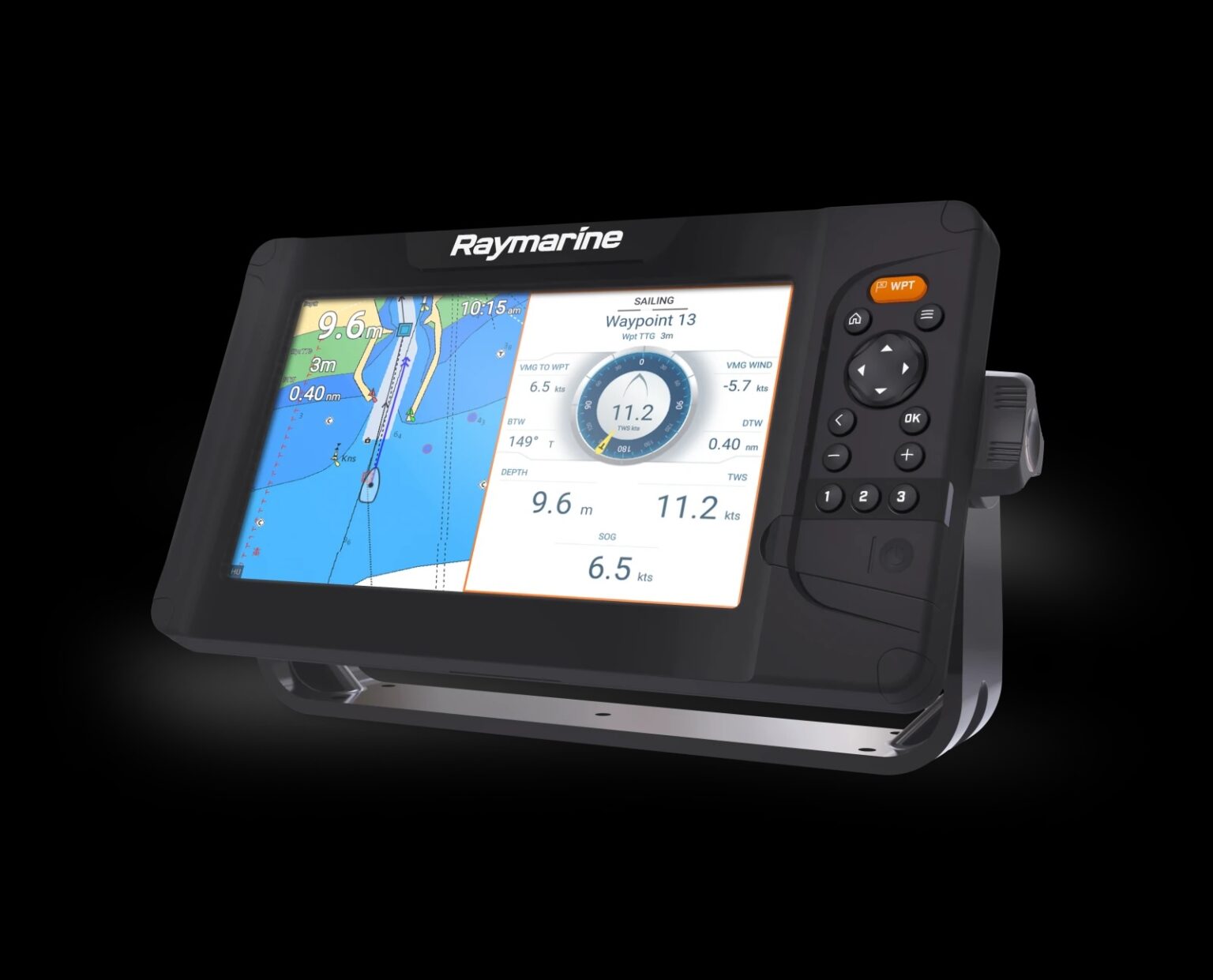 Raymarine Element 9″ S Kartplotter/Ekkolodd – MC2K